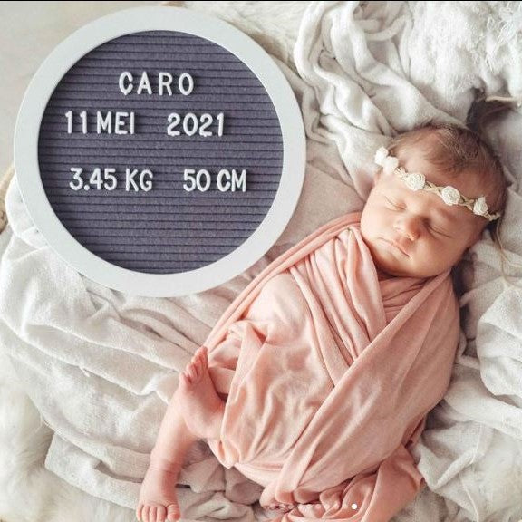 Round Letter Board Set | Grey – Curated